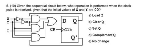 Solved 5 10 Given The Sequential Circuit Below What