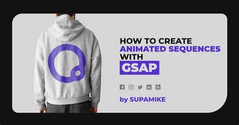 how to create animated sequences with gsap