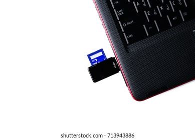 Sd Card Reader Isolated Over Royalty Free Licensable Stock