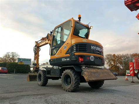 Hyundai R55w 9a Mobilbagger Bagger Tc Equipment