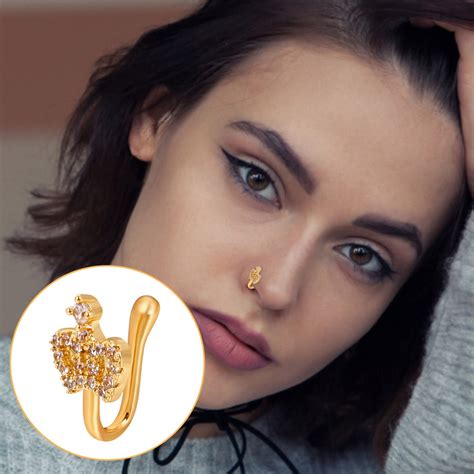 Yubnlvae Nose Jewelry Diamond Butterfly Nose Ring Nose 40 Off