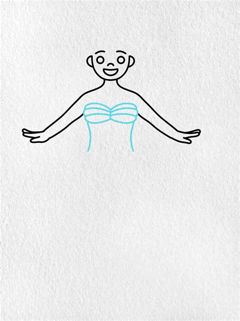 How To Draw Ariel Little Mermaid Helloartsy