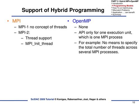 Ppt Programming Models And Languages For Clusters Of Multi Core Nodes