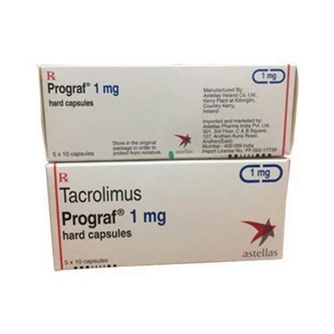 Prograf Tacrolimus Capsule 1mg At ₹ 402 Strip In Pune Id 2855630517191