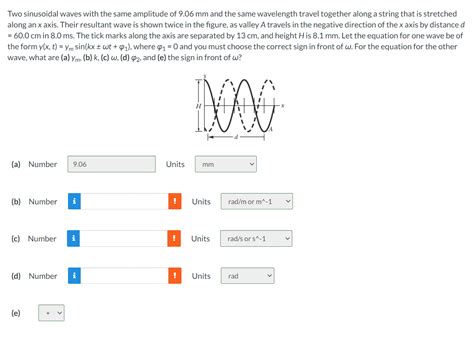 Solved Do You Recall That Amplitude Of The Resultant Wave Is Chegg Com