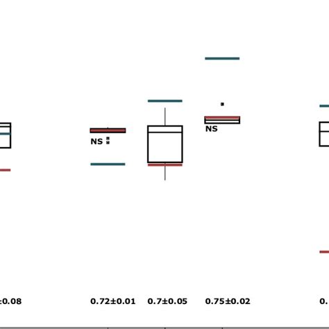 boxplot representing the accuracy obtained after a 10 fold