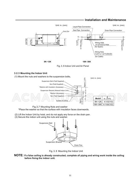 Friedrich FPHFC18A3B Floating Air Pro Installation Manual