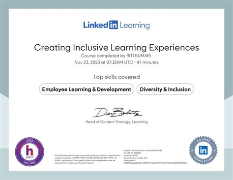 Riti Kumari On Linkedin Certificate Of Completion