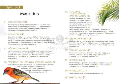 Mauritius I Seszele Przewodnik Mapa Pascal