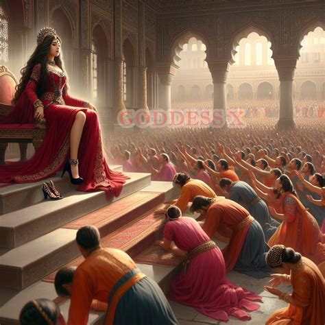 Goddess X In Being Worshipped By Qt002 On Deviantart