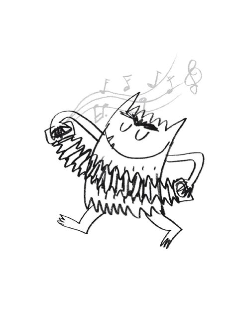 Das Farbenmonster Stehend Ausmalbilder Kostenlos Herunterladen