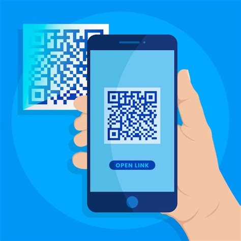 Premium Vector Smartphone Scanning Qr Code