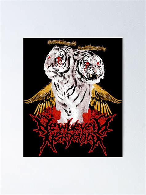 Polyphia Merch Polyphia Tiger Hoodie Poster For Sale By Hunxfrey
