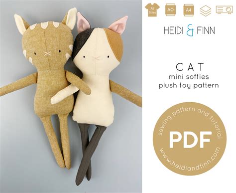Mini Softies Cat Heidiandfinn