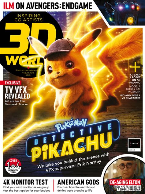 3d World August 2019 Issue 249 Pdf Computer Generated Imagery 3 D