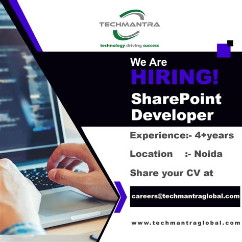 We Are Hiring Sharepoint Developer Techmantra Global Facebook