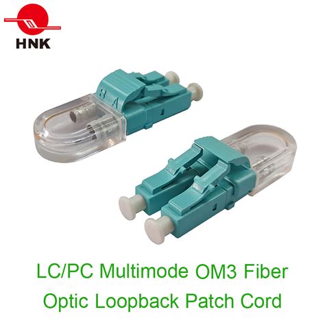 Lc Pc Multimode Om3 Fiber Optic Loopback Patch Cord China Loopback And Loopback Patch Cord