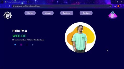 Video Santanu Pal On Linkedin Webd Webdevelopment Personalportfolio Feedbackwelcome