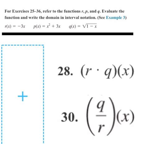 Solved For Exercises 25 36 Refer To The Functions R P And