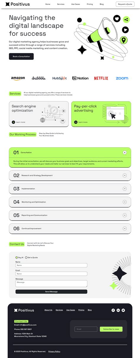 github codewithshabbir positivus positivus is a responsive landing