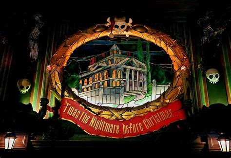 Haunted Mansion Holiday Stretching Portraits Nightmare Before