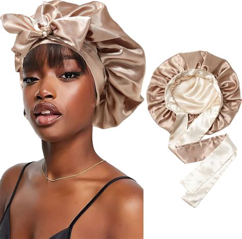 Satin Bonnet Silk Sleep Cap Hair Bonnets For Women