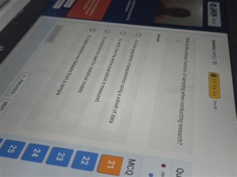 What Is The Primary Function Of Sampling Studyx