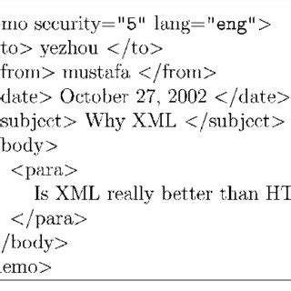 A Valid XML Document Download Scientific Diagram