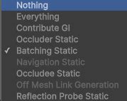 Behaviour Of Batching Static Flag In GameObject Unity Engine Unity Discussions