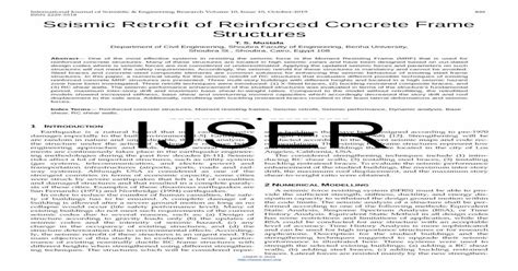 Pdf Seismic Retrofit Of Reinforced Concrete Frame Structures Dokumentips