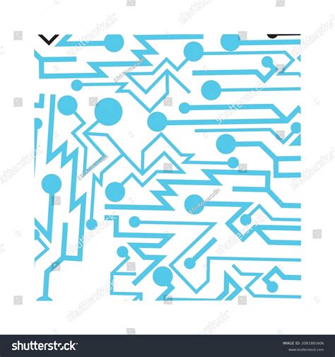 digital circuit board background technology illustration stock vector