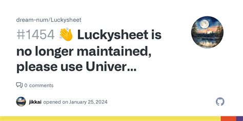 👋 Luckysheet Is No Longer Maintained Please Use Univer Instead