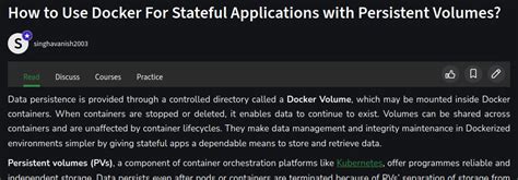 Avanish Singh On Linkedin Devops Docker Geeksforgeeks