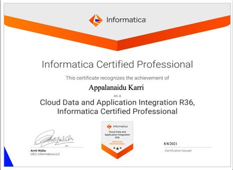 Appala Naidu On Linkedin Informaticauniversity Informaticacertifiedprofessional 17 Comments