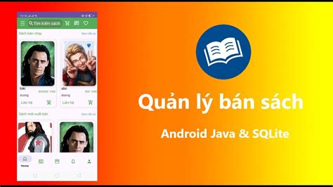 Xây Dựng ứng Dụng Quản Lý Bán Sách Android Java And Sqlite Full Souce Code Youtube