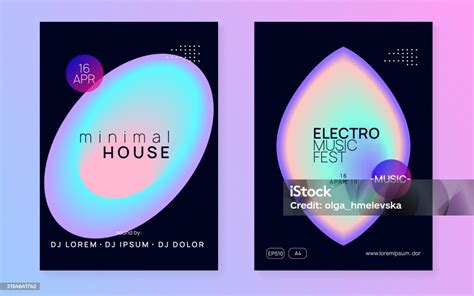 네온 이벤트 춤 와 전시회 벡터 표지를 위한 멋진 예술 세트 컨셉을 위한 휴일 배경 선형 전기 배너 핑크와 블루 네온 이벤트 Dj에 대한 스톡 벡터 아트 및 기타 이미지