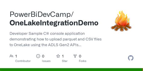 GitHub PowerBiDevCamp OneLakeIntegrationDemo Developer Sample C Console Application