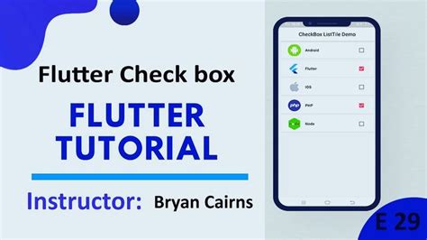 Introduction To Flutter Check Boxes
