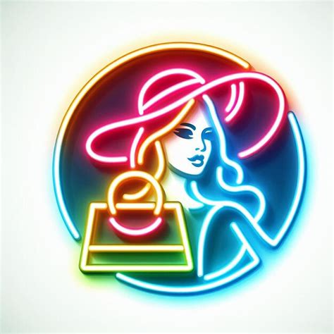 Premium Photo Neon Fashion Model