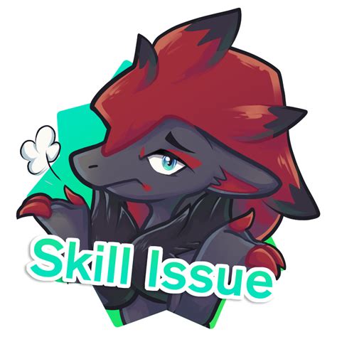 Skill Issue Sticker By Dralitsu On Deviantart