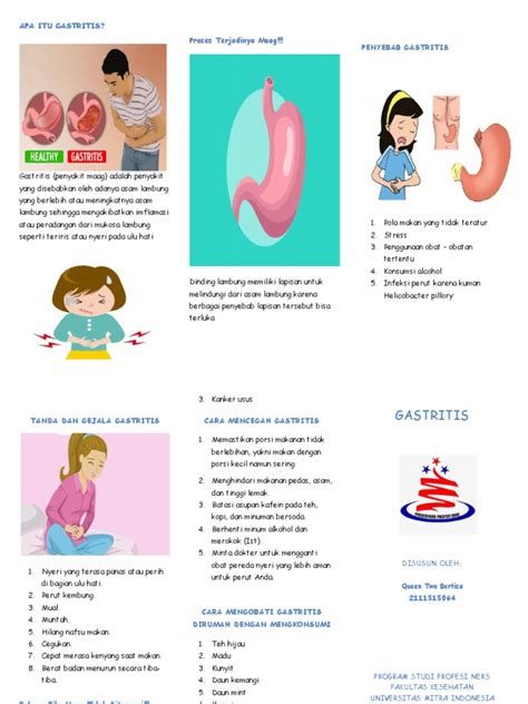 Leaflet Gastritis Pdf