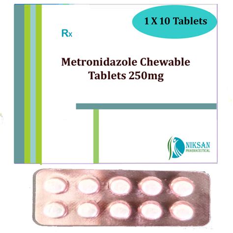 Metronidazole Chewable 250mg Tablets At 41000 Inr In Ankleshwar