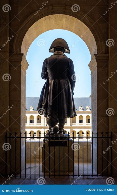 Statue Of Napoleon Bonaparte In The Invalides In Paris Editorial