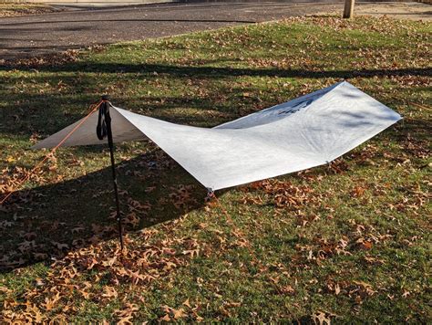 Lytw8 Cuben Catenary Tarp Prototyped In Tyvek Now I Have Many