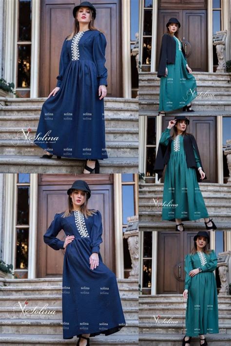 ست دوتکه پیراهن با رنگ های سورمه ای و سبز بسیار زیبا با کت و جلیقه مشکی