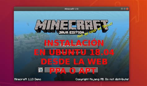 Minecraft Java Edition Installation In Ubuntu From The Web Snap Or PPA