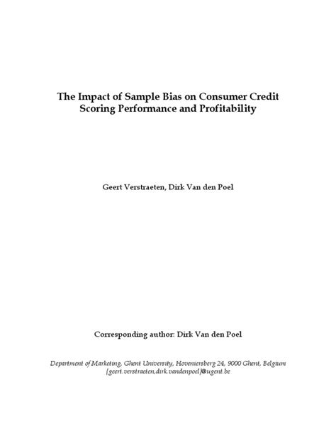 Logistic Regression In Credit Scoring Pdf Receiver Operating
