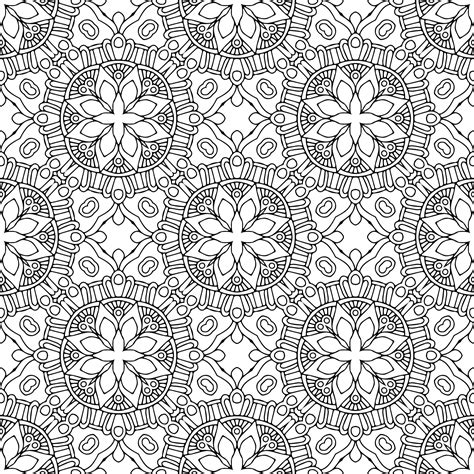 Premium Vector Decorative Geometric Tile Seamless Pattern
