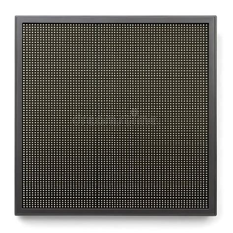 Dot Matrix Display Isolated On A White Background Stock Illustration