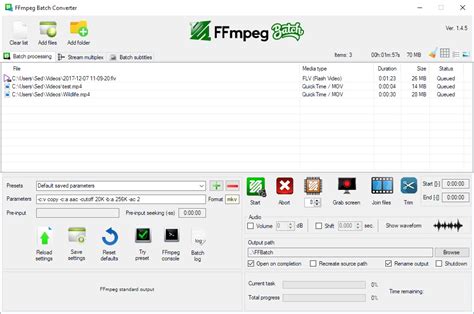 Ffmpeg Batch Converter 325 Download Free Videohelp